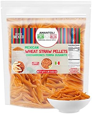 Amazon.com: Amantoli - Mexican Wheat Duritos Chicharrones Straw Shape ...