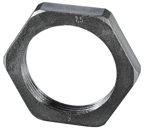 PMA, BMN-M25, Black Hexagonal Lock Nut with Metric Threads, Material ...