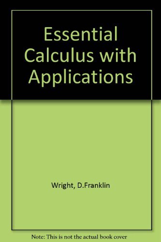 Essential Calculus with Applications : Buy Online at Best Price in KSA ...