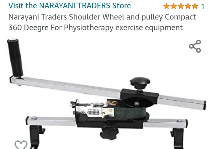 Narayani Traders Shoulder Wheel and pulley Compact 360 Deegre For Physiotherapy exercise ...