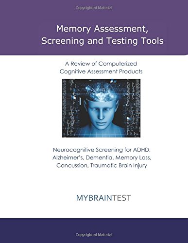 Buy Memory Assessment, Screening, and Testing Tools: Computerized ...