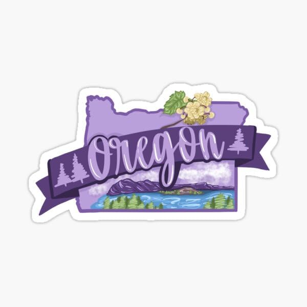 Amazon.com: Oregon Sticker USA State Decal for Wall, Laptop, Cell ...