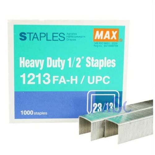 Max 1213 FAH Staple Pin (23/13) for HD-12 Series Heavy Duty Staplers ...