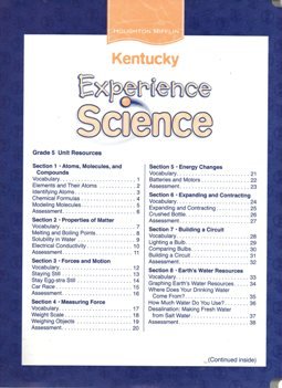 Kentucky Experience Science 5th Grade Resources: 9780618970292: Amazon ...