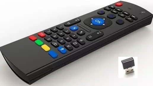 AUSEK Voice Air Mouse Remote Controller with Keyboard - 2.4 Ghz ...