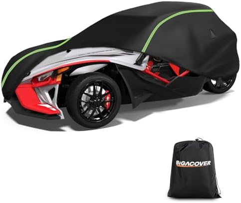 Amazon.com: Full Cover Compatible with Polaris Slingshot with Roof ...
