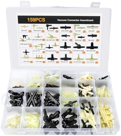 Amazon.com: 32 Size 159PCS Automotive Vacuum Tubing Connector Vacuum ...