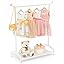 Amazon.com: EAGMAK Kids Clothing Rack, Baby Clothes Rack with Bottom ...