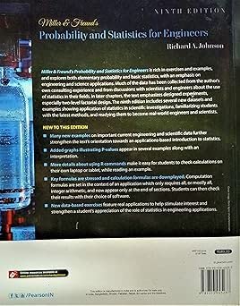 Buy Miller and Freund's Probability and Statistics for Engineering, 9e ...