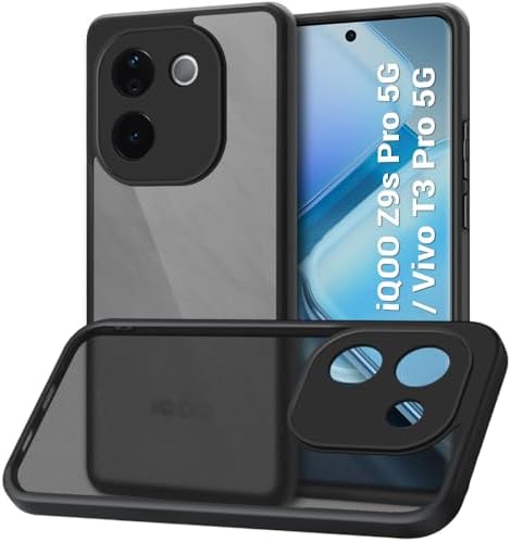 TheGiftKart Ultra-Hybrid Shockproof Back Cover Case for iQOO Z9s Pro 5G ...