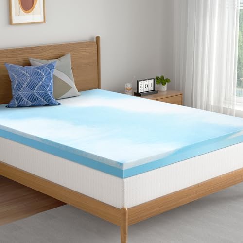 YUGYVOB King Size Mattress Topper, Cooling Gel Infused Mattress Topper ...
