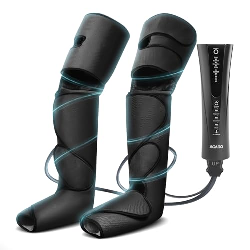 AGARO MAGMA Air Compression Leg Massager, Leg Foot Calves Thigh Massage ...