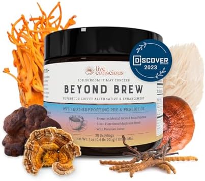 Amazon.com : Live Conscious Beyond Brew - Superfood Coffee Alternative ...