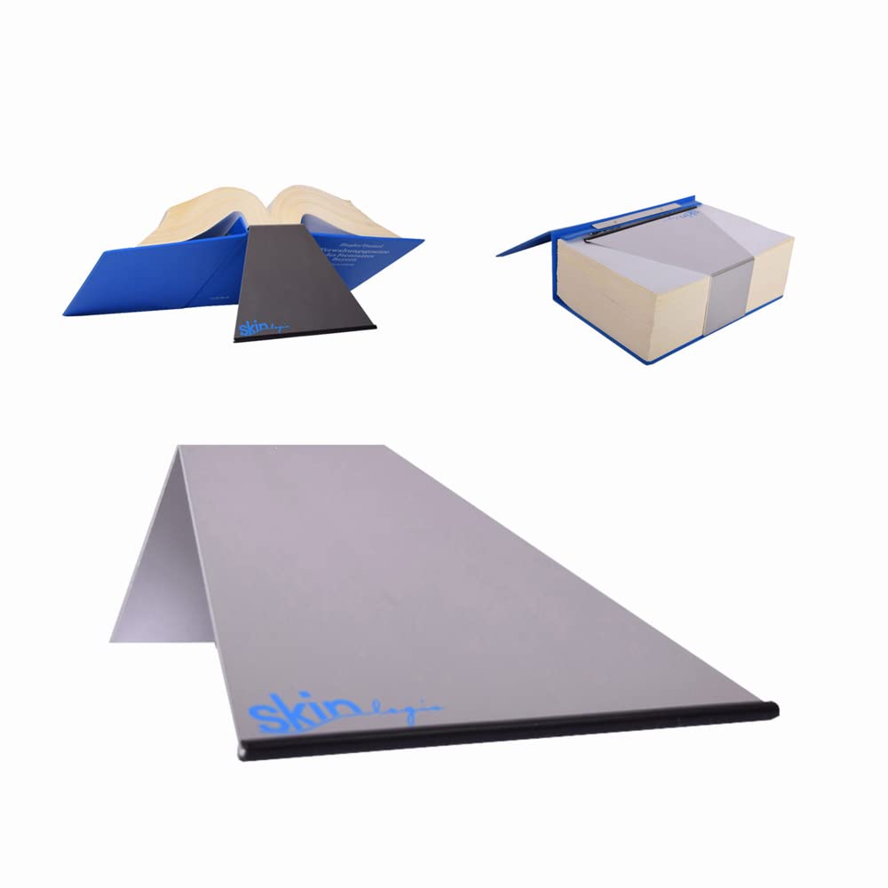 Skin legis blue: Praktische Aluminium-Buchstütze, erleichtert die ...