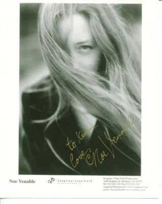 Noe Venable Folk Pop Singer Songwriter Signed Autograph Photo - Signed ...