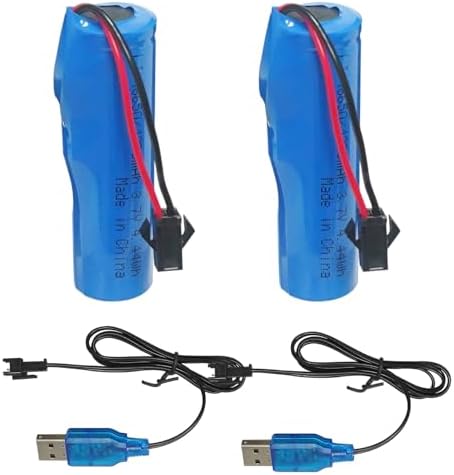 Amazon.com: FPVERA Rc Car Battery - 2 Pack 500mah Batteries 3.7V Li-ion ...