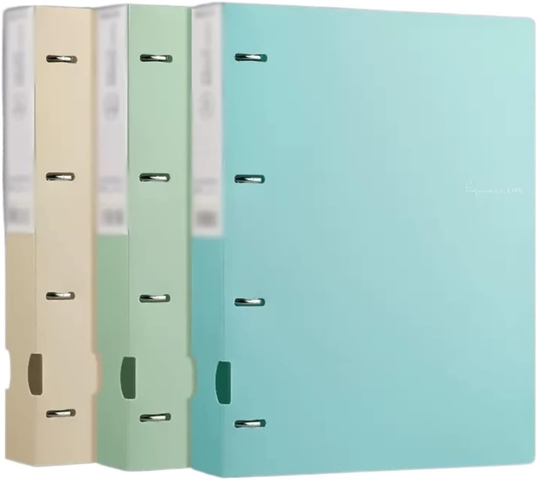Amazon.com : Files Folder 3 Pcs File Folder Data Storage Binders A4 ...