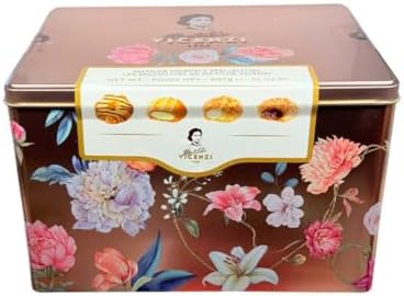 Italian Pastries Assortment, Decorative Gift Tin with Chocolate, Milk ...