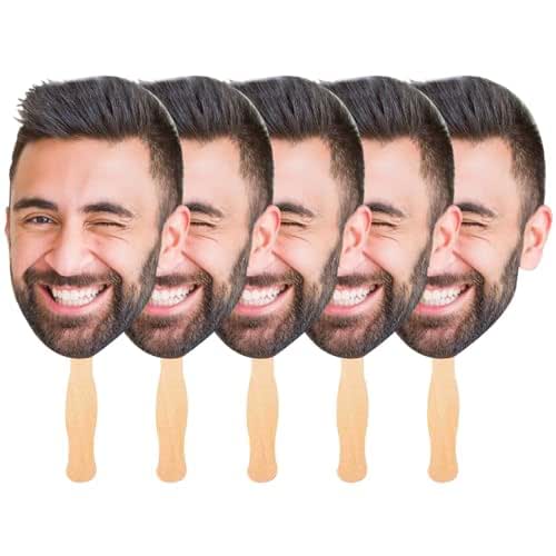 Amazon.com: AIFLM Custom Big Head with Your Photo, Fun Face Cardboard ...