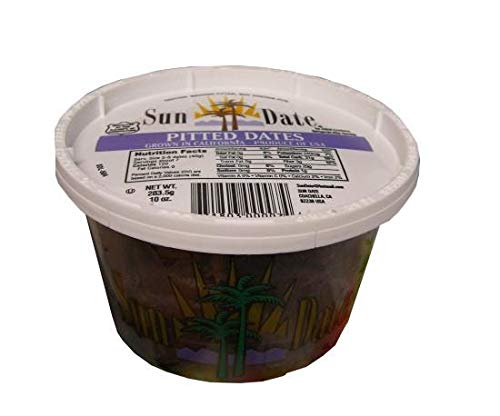 Amazon.com : Pitted Dates (Sun Date) 283.5g (10 oz) : Grocery & Gourmet ...