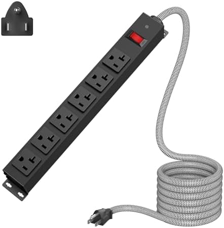 Amazon.com: Heavy Duty Surge Protector,Wall mountable Power Strip,with ...