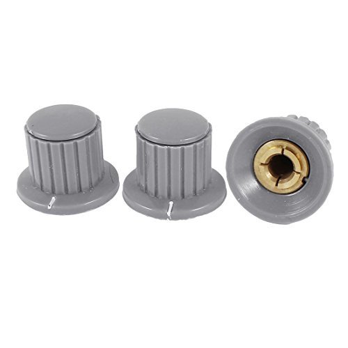 Alcoa Prime3 Pcs 6mm Hole Diameter Potentiometer Knob Cover Cap ...