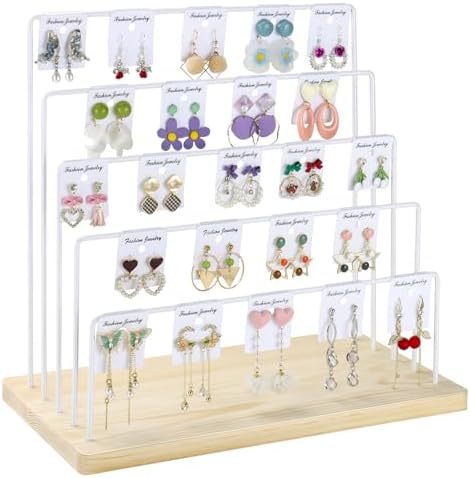 Amazon.com: shidaishiye Earring Display Stand for Selling, Earring Rack ...
