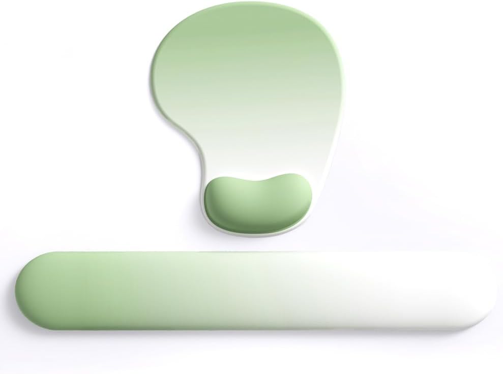 Amazon.com: Office Mousepad with Gel Wrist Support - Ergonomic Gaming Desktop Mouse Pad Wrist ...