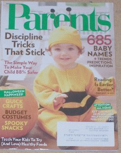Parents Magazine, October 2009, Featuring "Discipline that Sticks" and ...