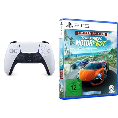 Playstation DualSense Wireless-Controller PS5 + The Crew Motorfest ...