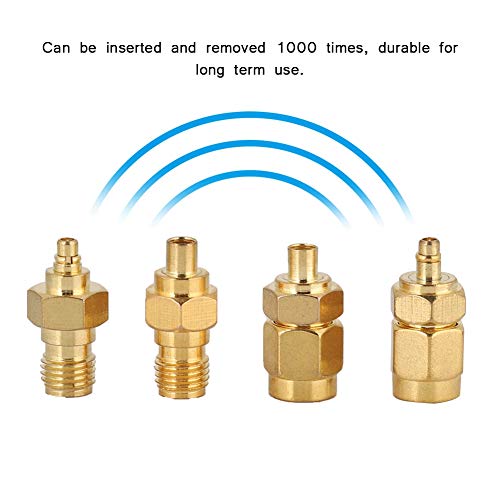 4PCS MCX Adapter, MCX Male to SMA Female, MCX Female to SMA Male, MCX ...