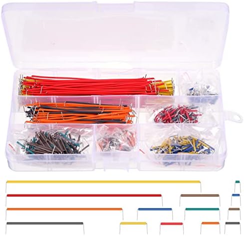 560 Pieces Jumper Cable Kit, 14 Different Lengths Jump Leads Breadboard ...