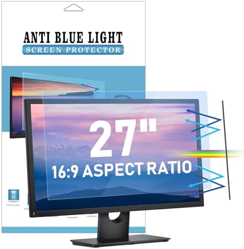 LAMA 27 Inch Blue Light Blocking Screen Protector, Universal Computer ...