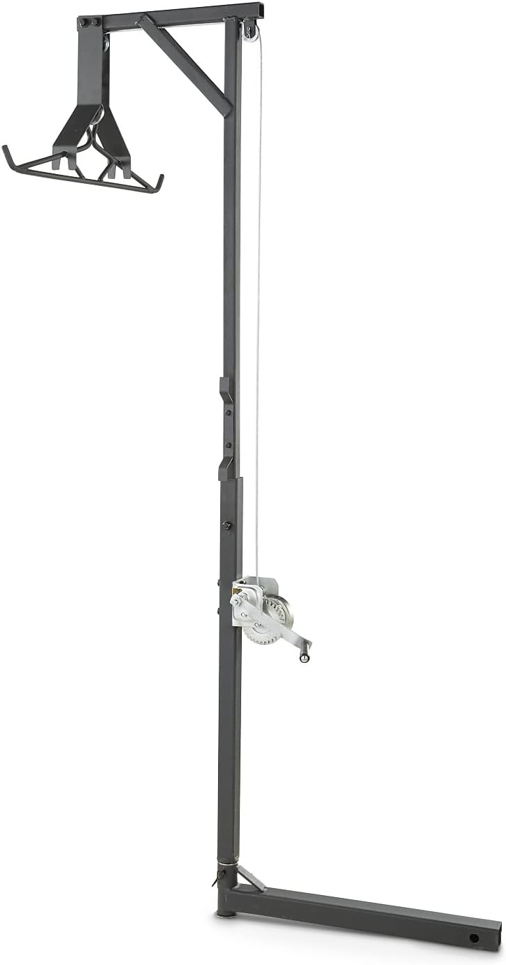 Deluxe Deer Hoist Stand with Swivel Hitch Lift Australia | Ubuy
