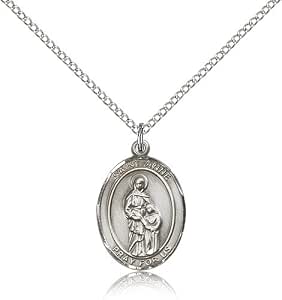 Amazon.com: Saint Anne Pendants - Sterling Silver St. Anne Pendant ...