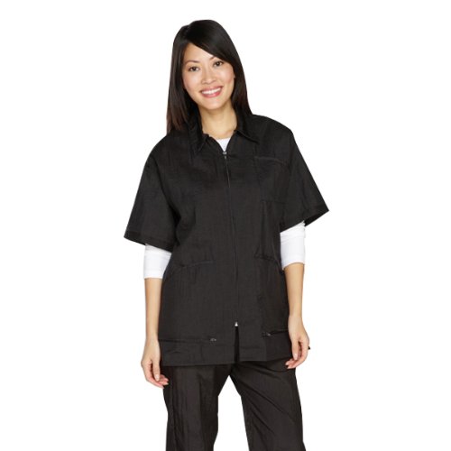 Top Performance Teflon Coated Nylon Zip Jacket, Large, Black : Amazon ...