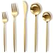 Amazon.com | Joincook Matte Gold Silverware Set,30 Piece Stainless ...