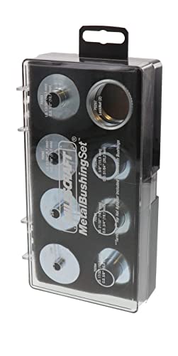 Snapklik.com : 1228 Metal Bushing Set - 11 Pc Router Template Guide Set ...