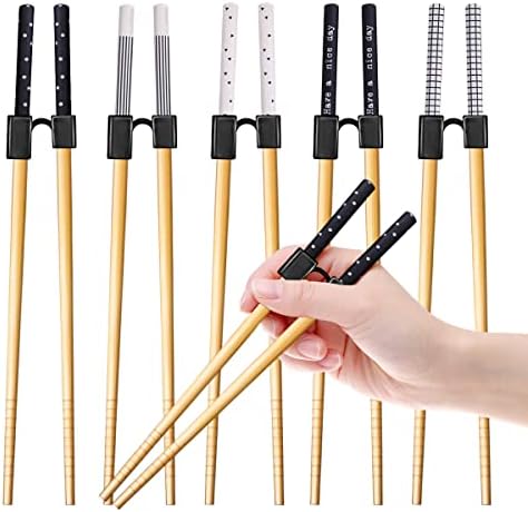 Amazon.com: 5 Pairs Reusable Training Chopsticks Helpers for Beginner ...