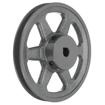 uxcell AK71-5/8 V-Belt Sheave 5/8"Bore 6.95"OD Single Groove Web Sheave ...