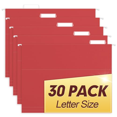 Best Red Hanging File Folders for Organized Filing – Red Leaf Prints