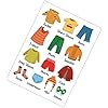 Amazon.com: Abaodam 2sets Boy Girl Wardrobe Clothing Labels Stickers ...
