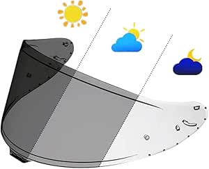 Amazon.com: BSTOP Photochromic Shield for SHOEI Z8 X15 RF1400 CWR-F2 ...