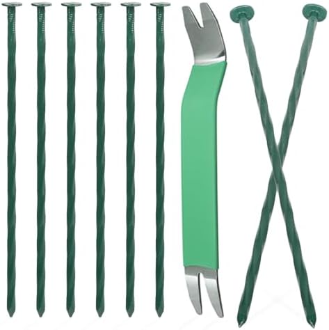 Amazon.com : Bakulyor 50 Pack Metal Landscape Stakes, 6 Inch Artificial ...