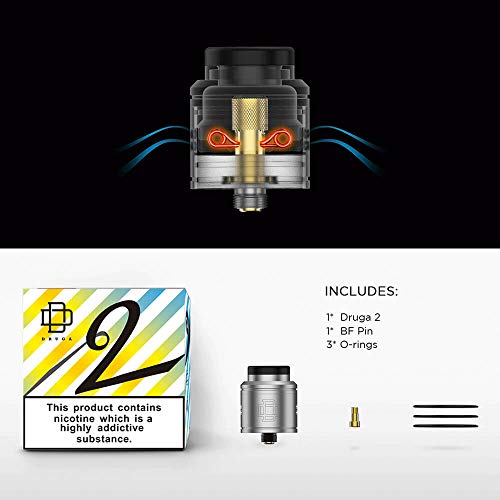 AUGVAPE DRUGA V2 RDA レビュー｜手締め可能？クランプスナップシステム爆煙ドリッパー！ | VAPE Circuit