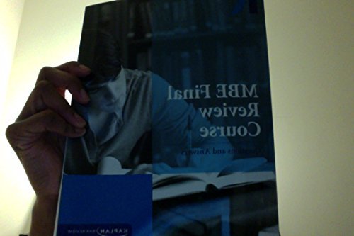 KAPLAN PMBR Multistate Workbook (MBE Practice Questions & Answers 2015 ...