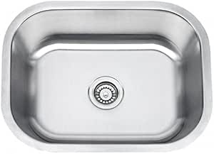 2318 Single Bowl Undermount Stainless Steel Kitchen Sink - Amazon.com