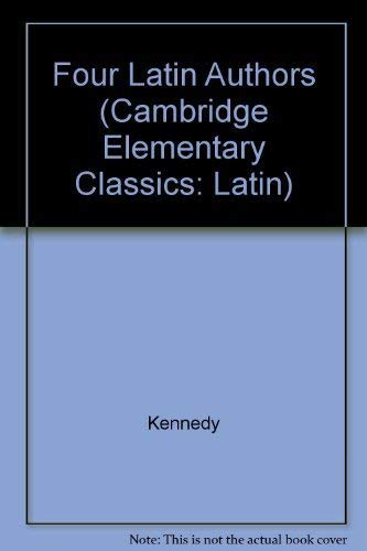 Four Latin Authors (Cambridge Elementary Classics: Latin): Amazon.co.uk ...