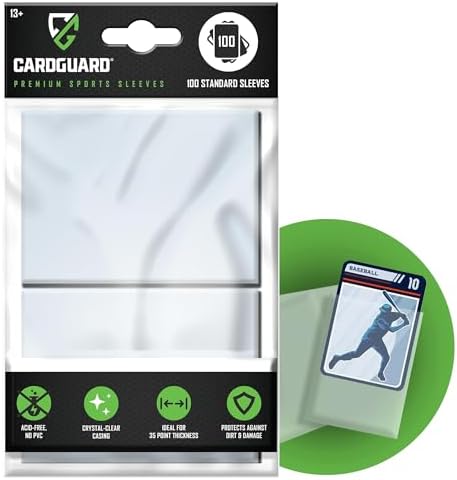 Amazon.com: CardGuard Premium 3” Trading Card Binder – 100 Side-Loading ...