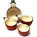 Amazon.com: Christmas Holiday Ceramic Snowman Measuring Cups Set of 4 ...